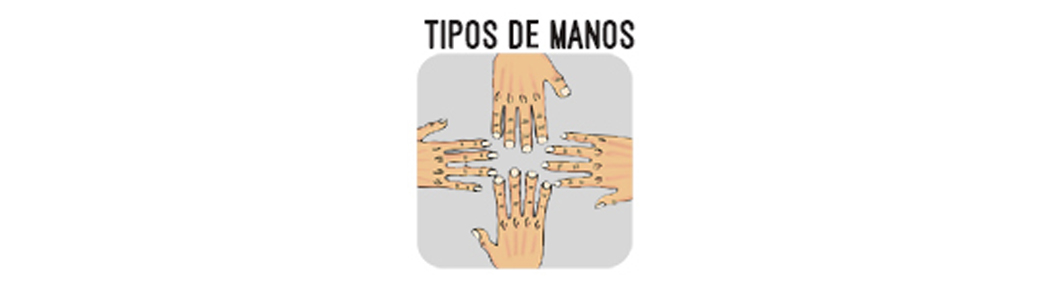 Rasgos físicos del personaje: tipos de manos